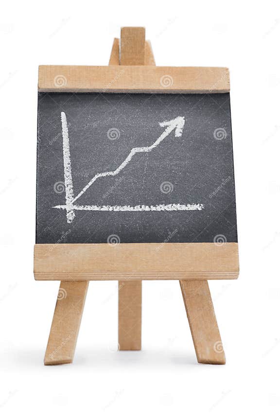 Chalkboard with a Graphic Drawn on it Stock Image - Image of elementary ...