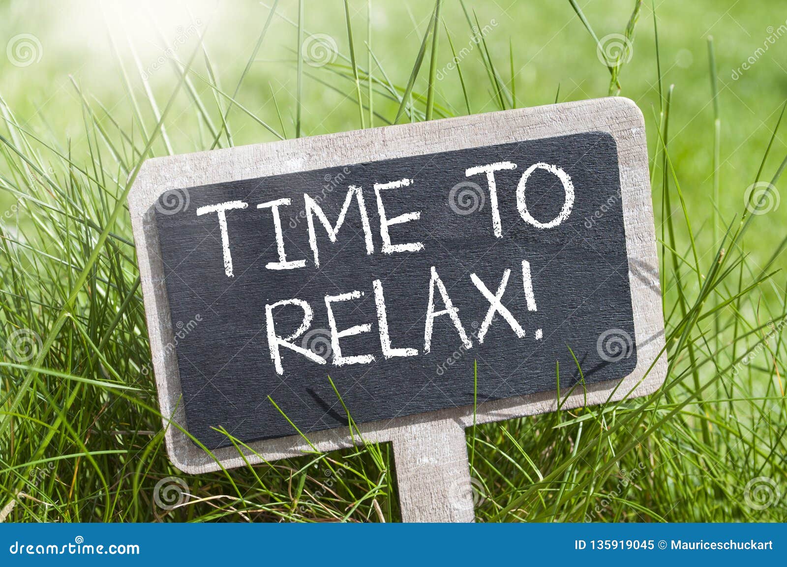Chalkboard with Time To Relax Stock Image - Image of quote, break ...