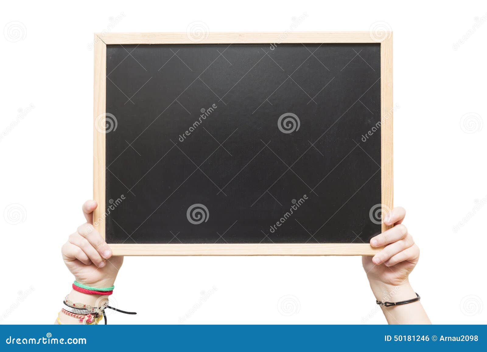 Chalkboard with hand stock photo. Image of board, dish - 50181246