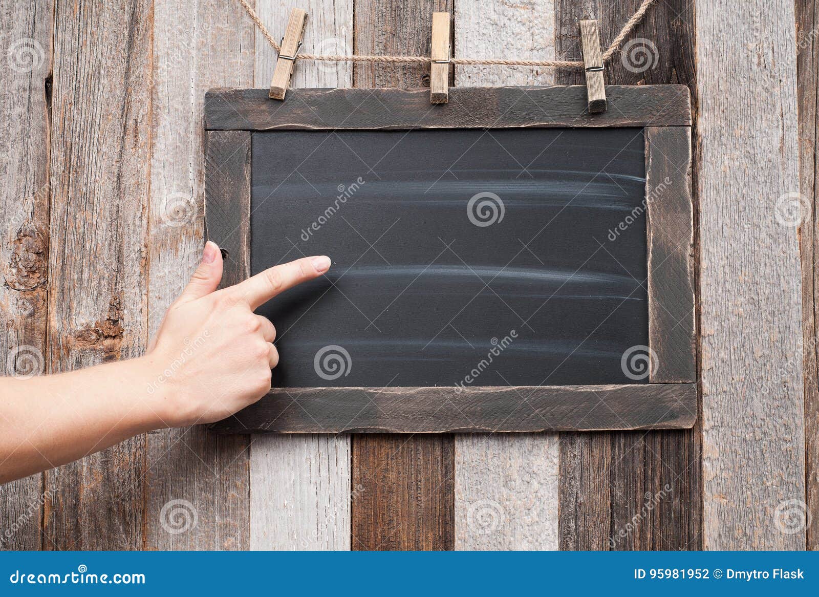 Chalkboard. Human Hand Pointing on Blackboard Stock Photo - Image of ...