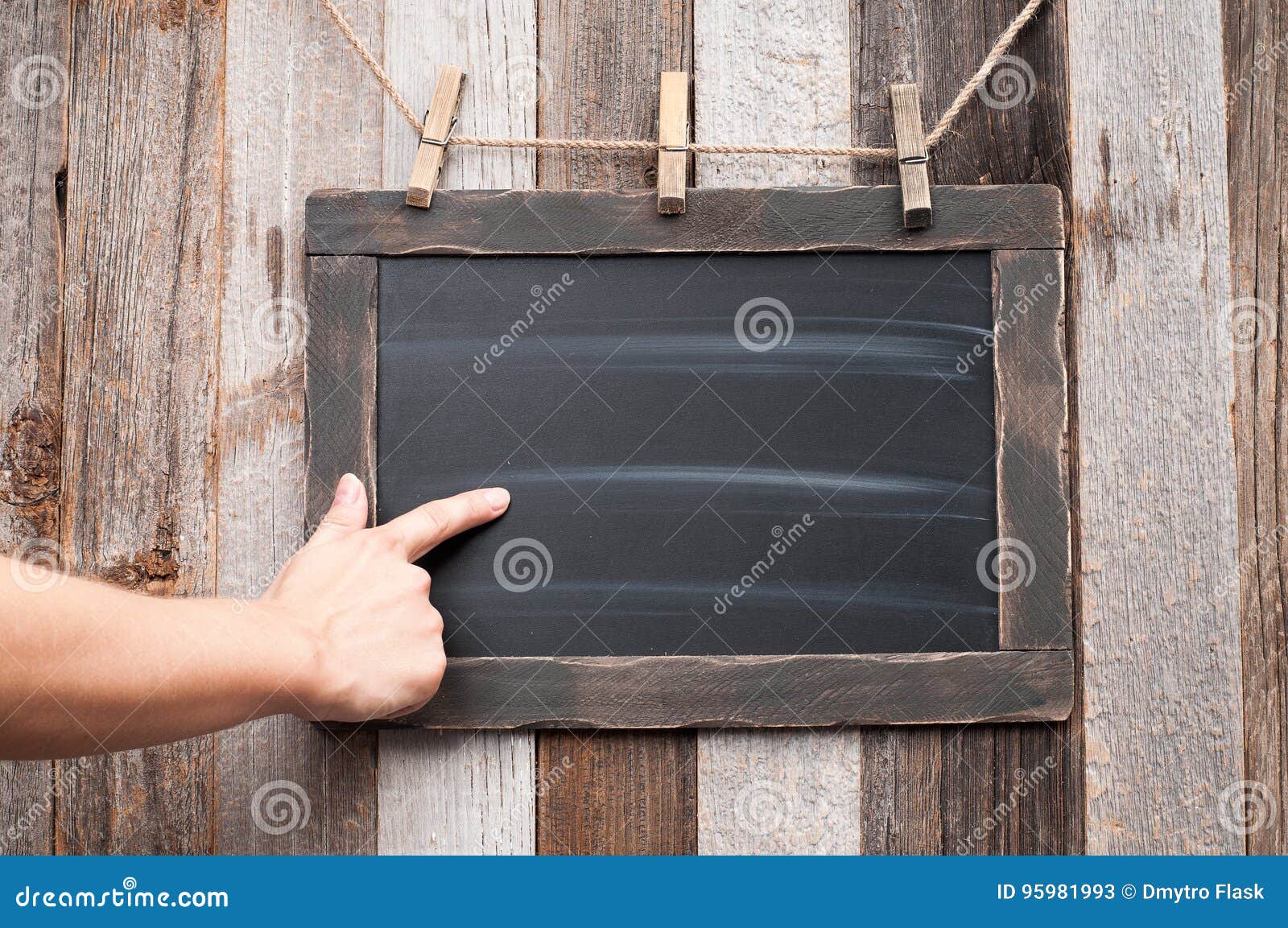 Chalkboard. Human Hand Pointing on Blackboard Stock Image - Image of ...