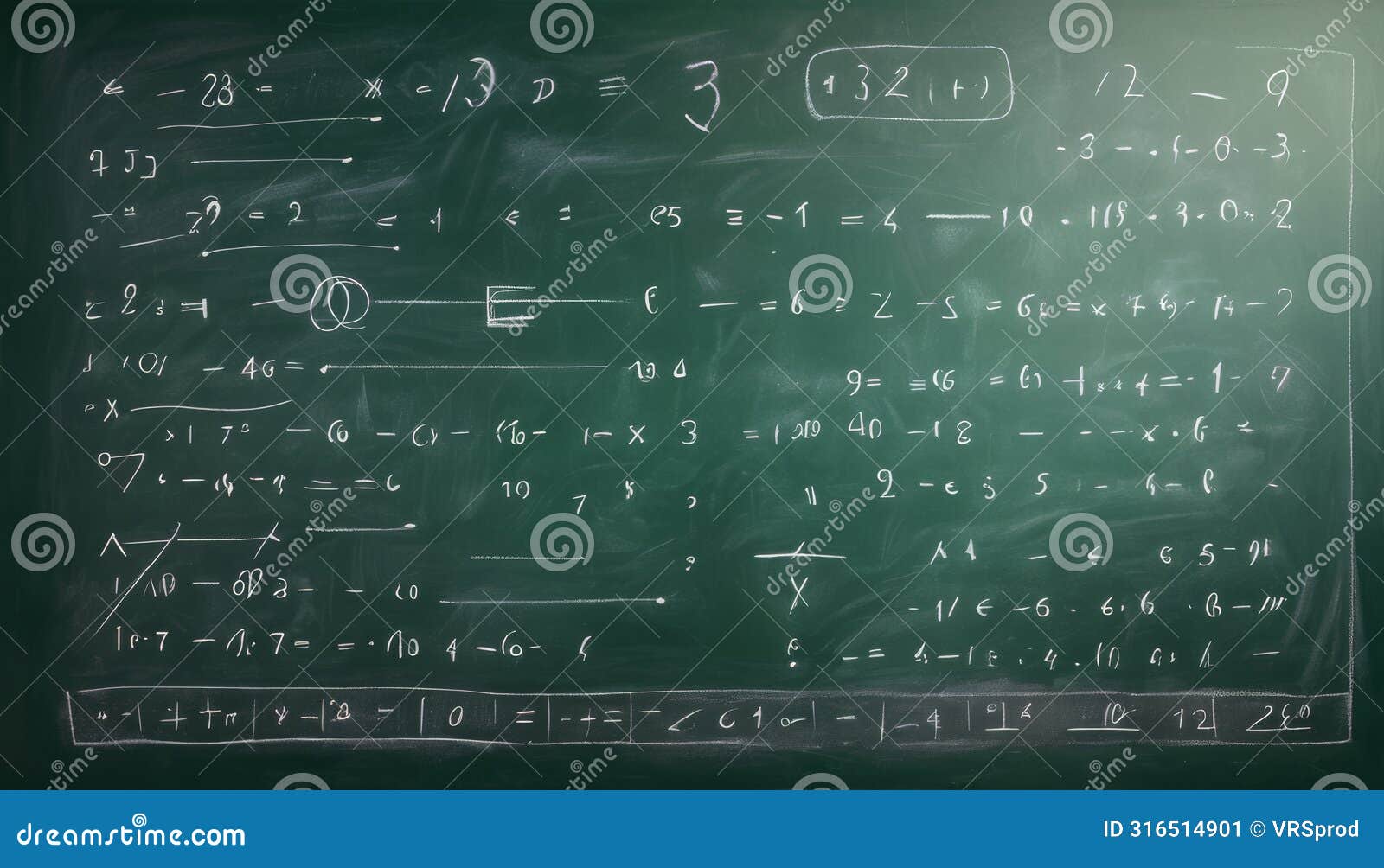 Chalkboard with Mathematical Equations Stock Image - Image of ... Chalkboard with Mathematical Equations Stock Image - Image of ...