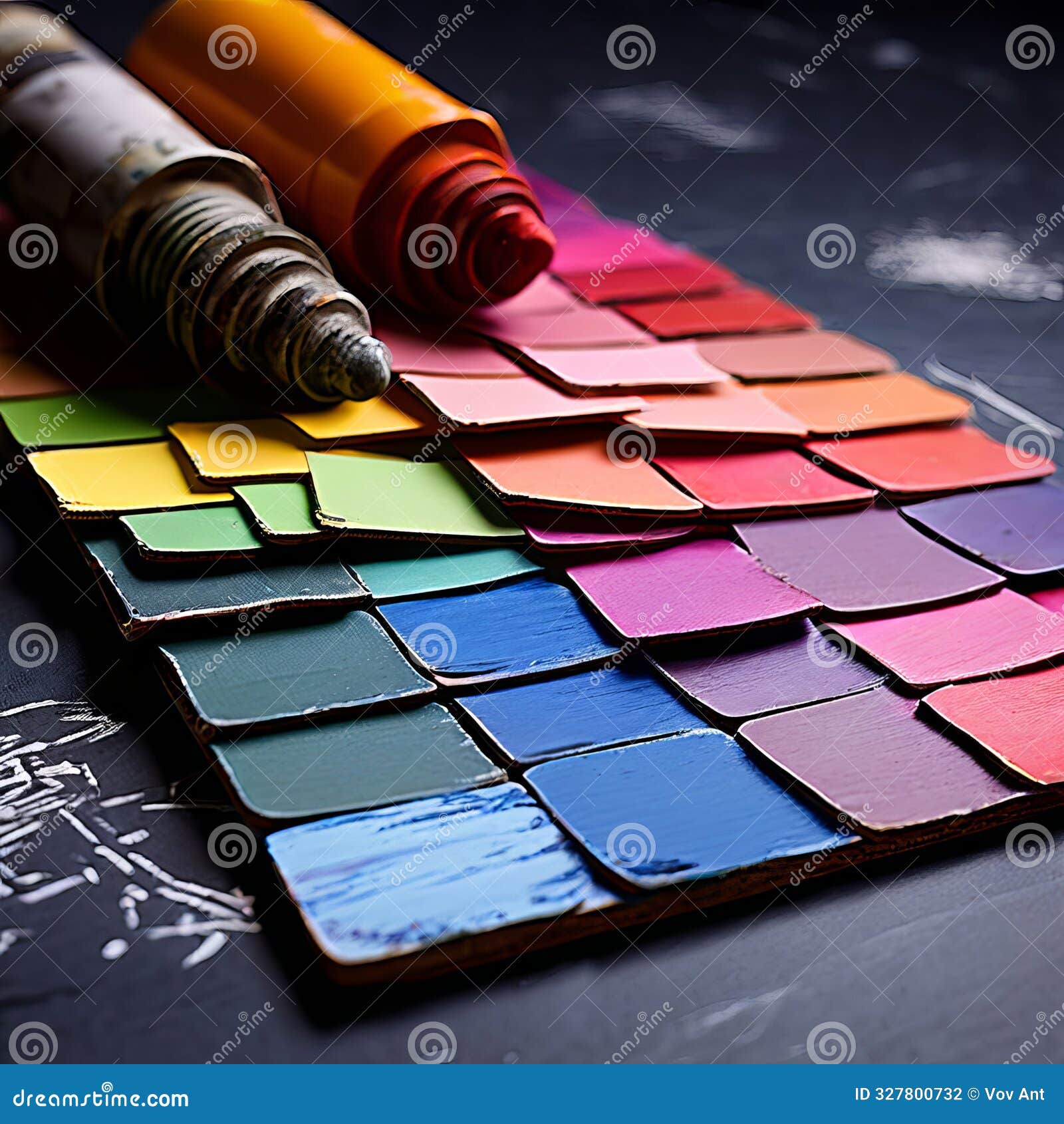 Testing Paint Colors, Icon In Line Design. Testing, Paint, Colors ...