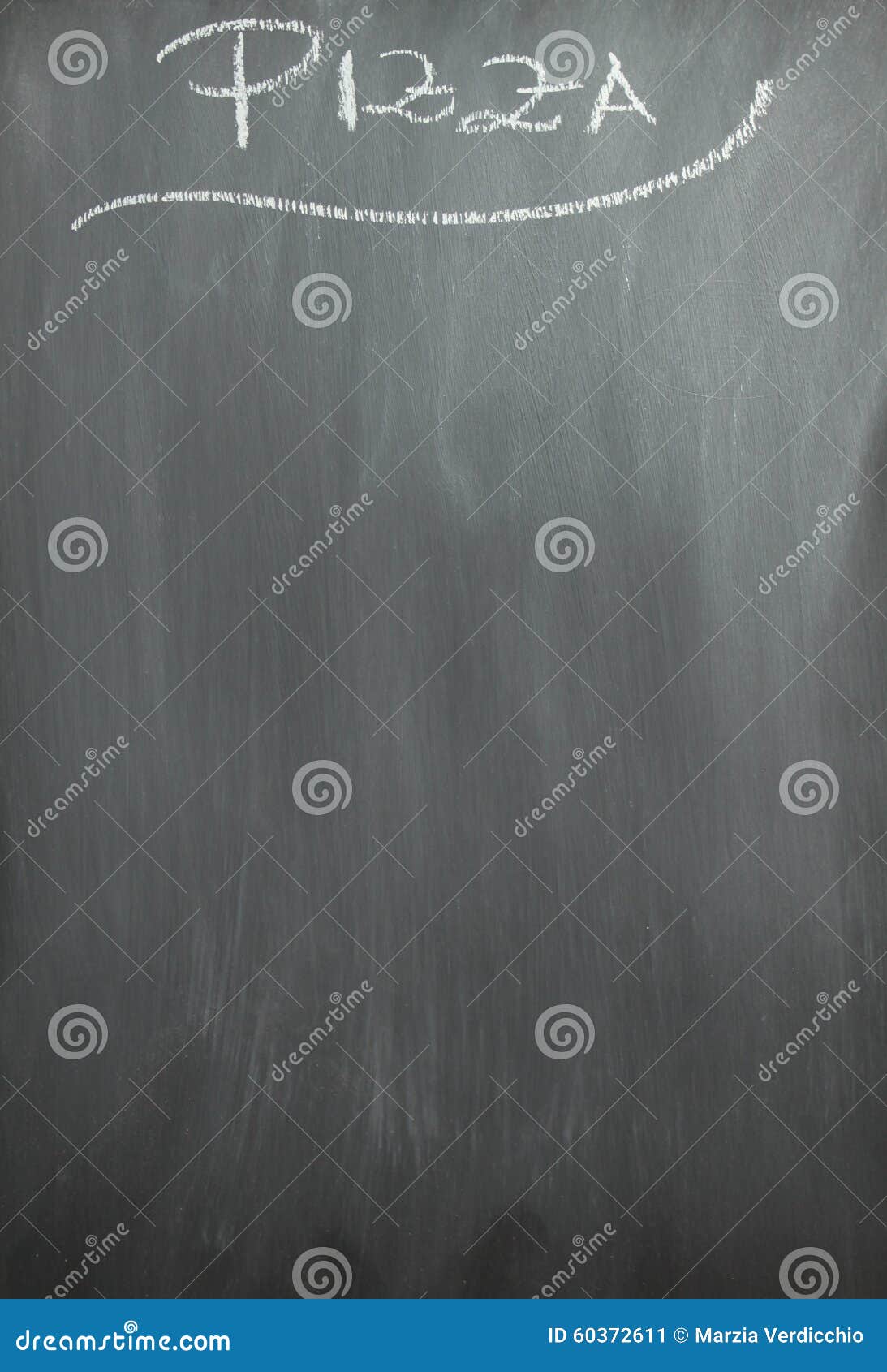 Chalkboard Pizza menu stock image. Image of italy, space - 60372611