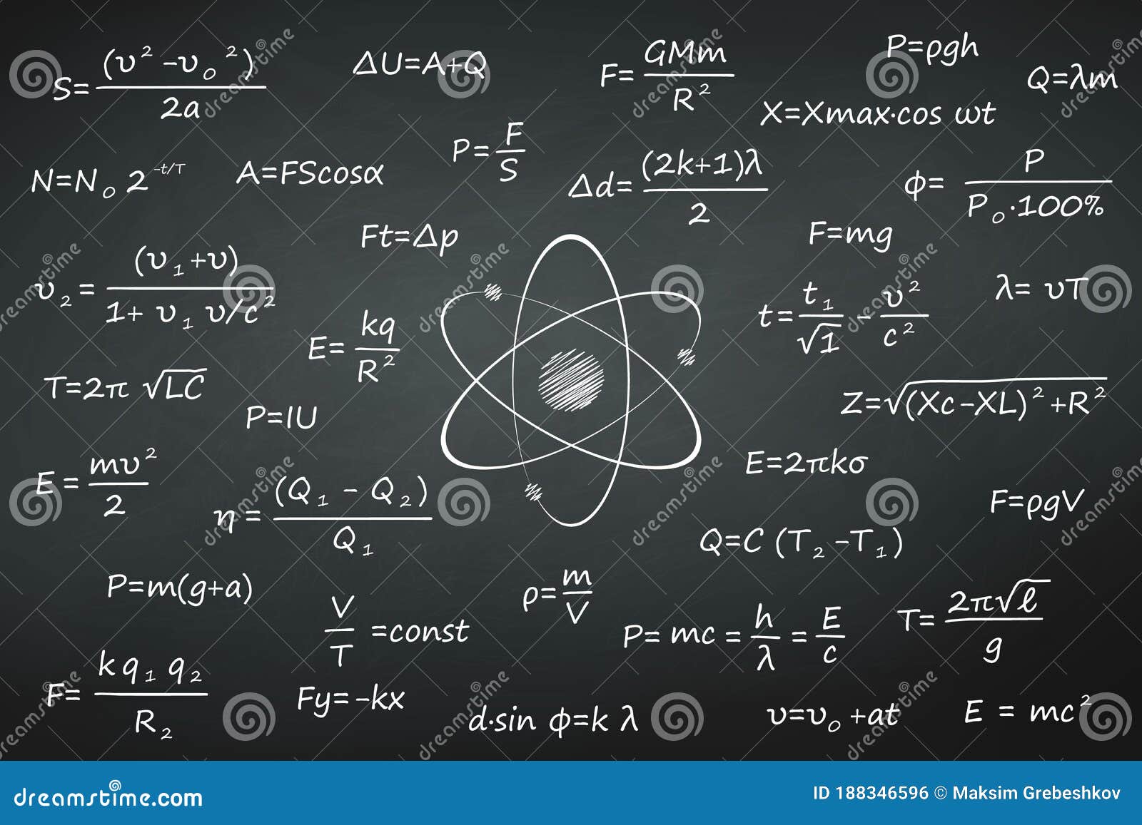 Physics Background Royalty-Free Stock Photo | CartoonDealer.com #8218431