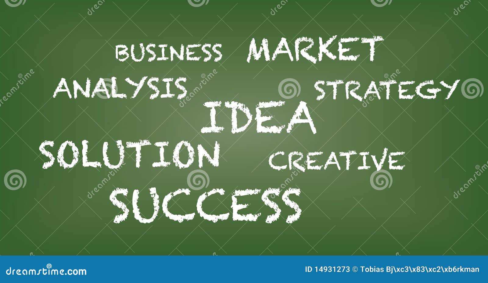 Chalkboard with text stock illustration. Illustration of blackboard ...