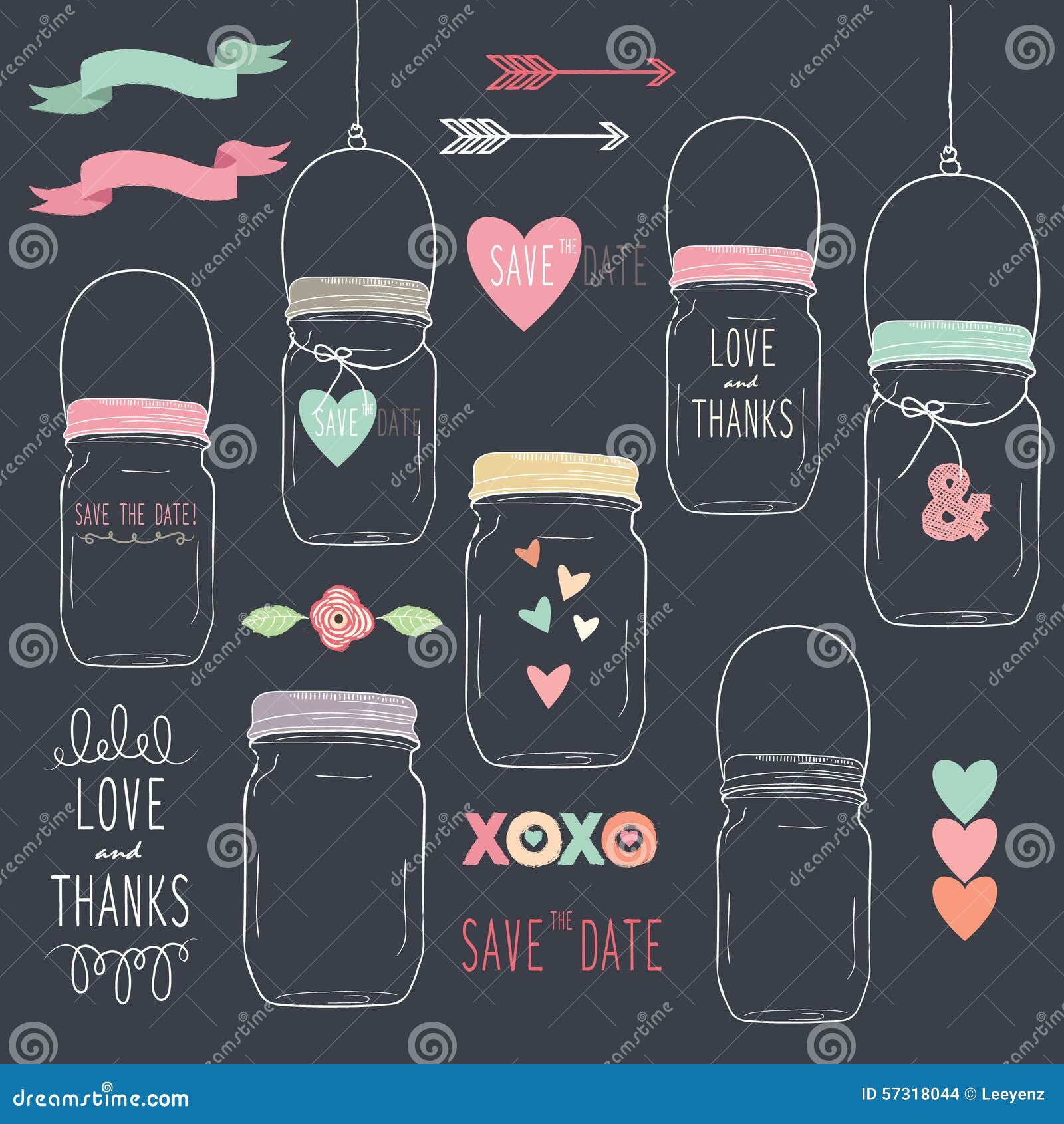 Chalkboard Mason Jar Stock Illustrations – 64 Chalkboard Mason Jar ...