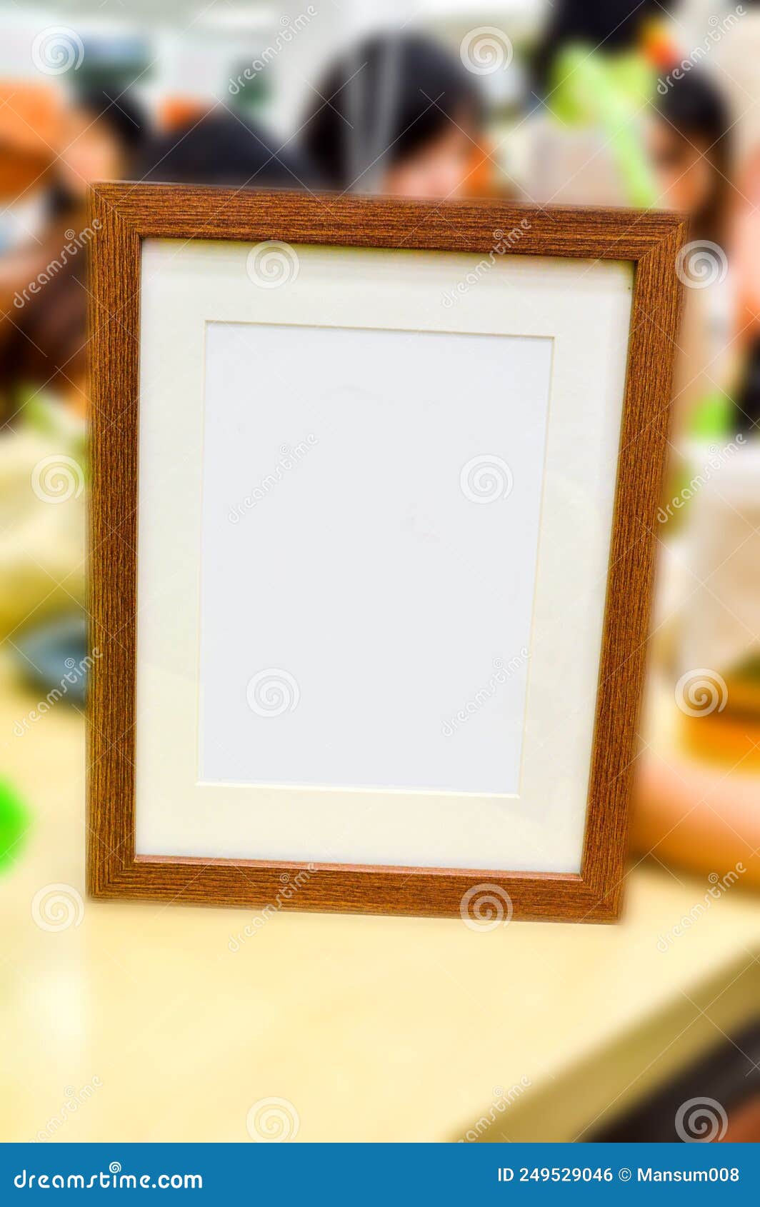 Chalkboard wood frame stock photo. Image of wood, copy - 249529046