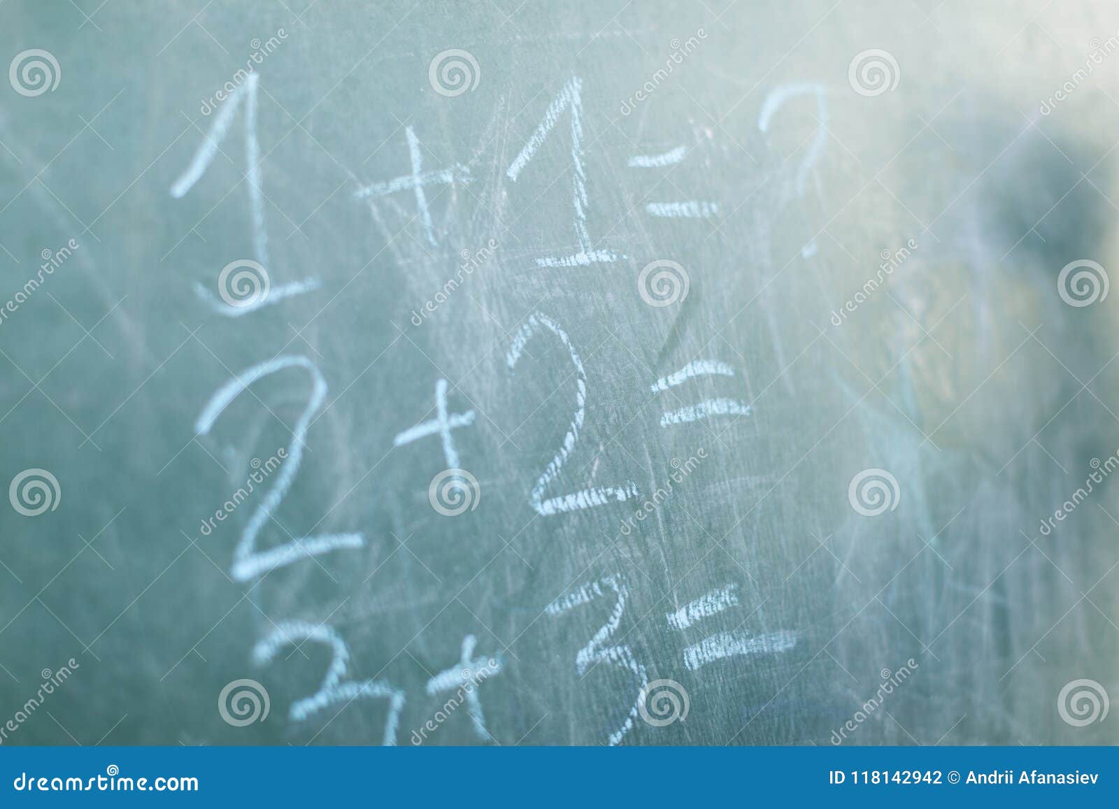 Chalkboard with Wooden Frame and the Text Mathematics Question Stock ...