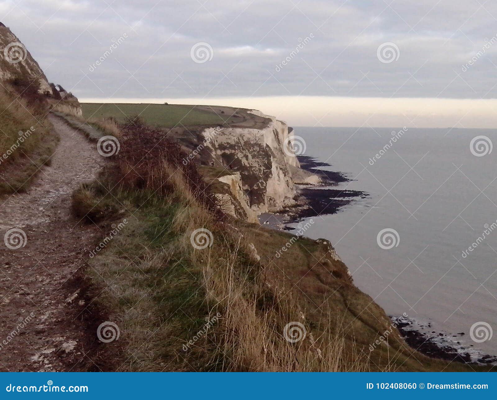 Chalkcoast stock photo. Image of chalk, coast, dover - 102408060