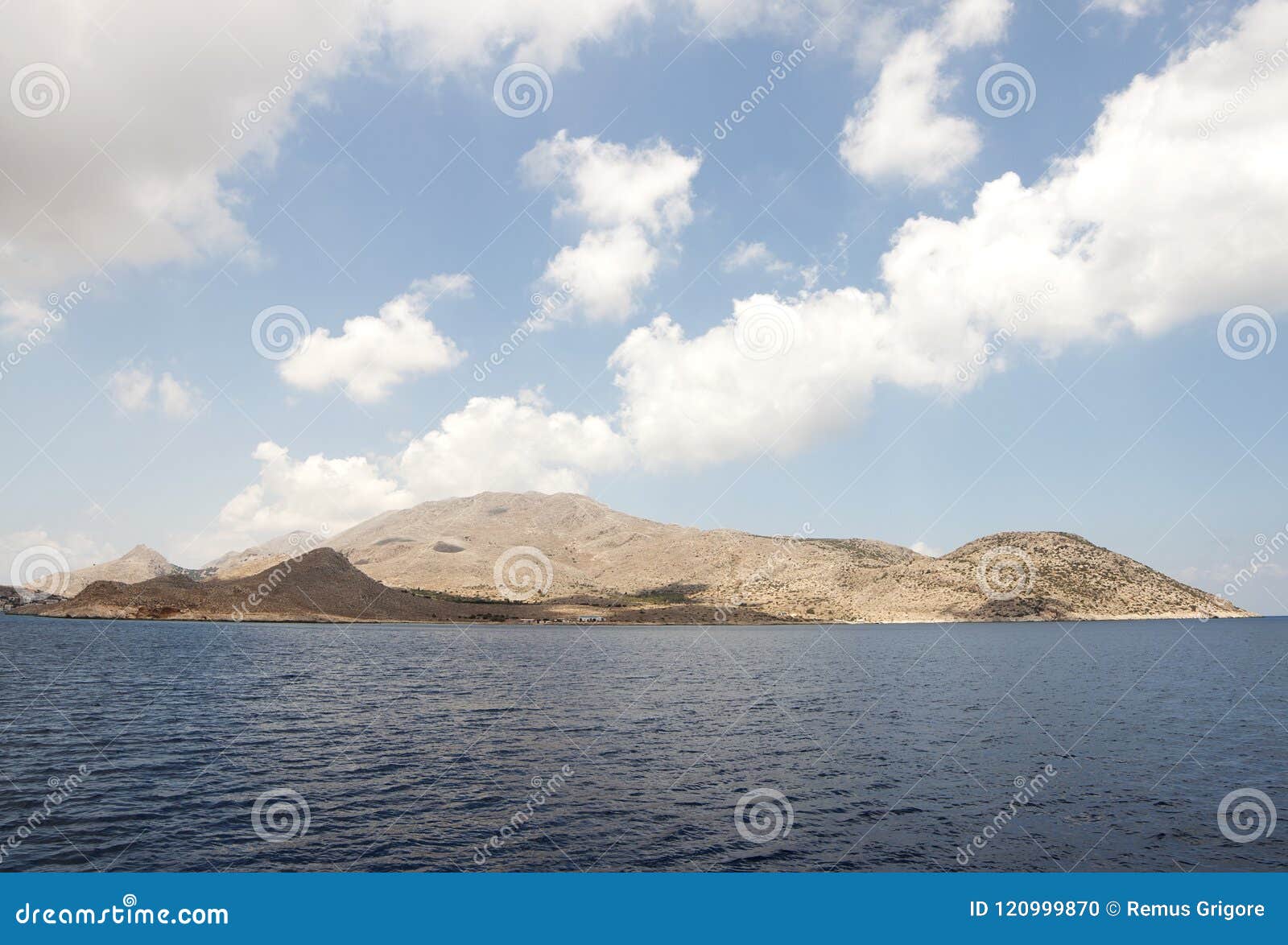 Chalki island stock photo. Image of nature, mediterranean - 120999870