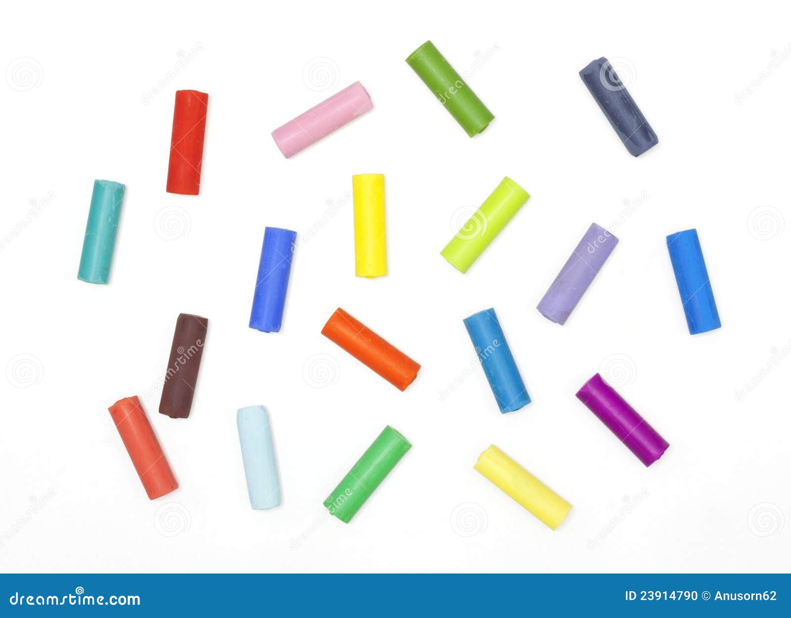 Chalks in a Variety of Colors Stock Photo - Image of creativity, chalk ...