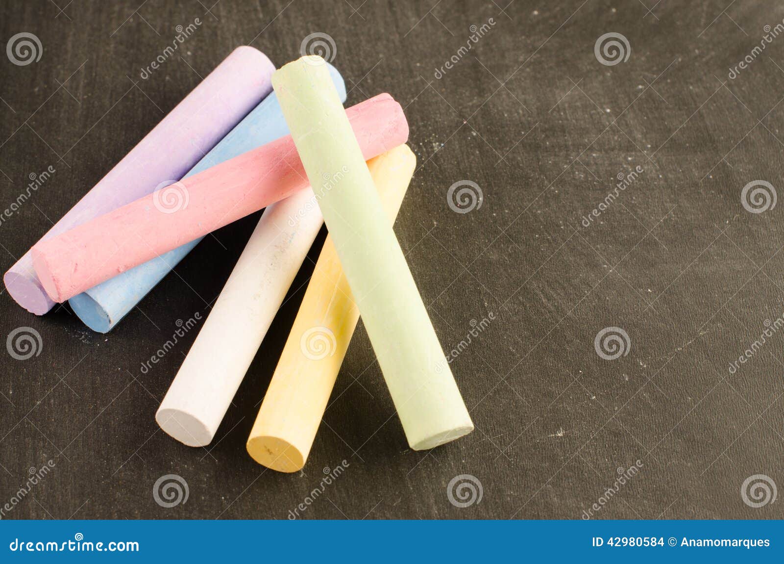 Chalks in a Variety of Colors Stock Photo - Image of object, chalk ...