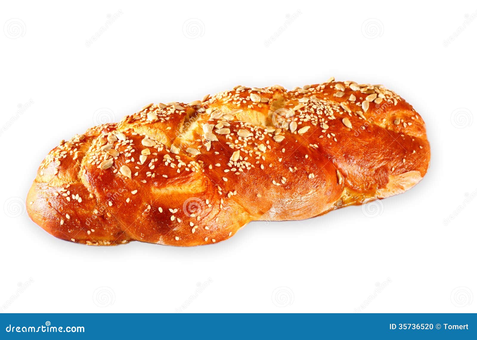 Challah bread isolated stock photo. Image of brioche - 35736520