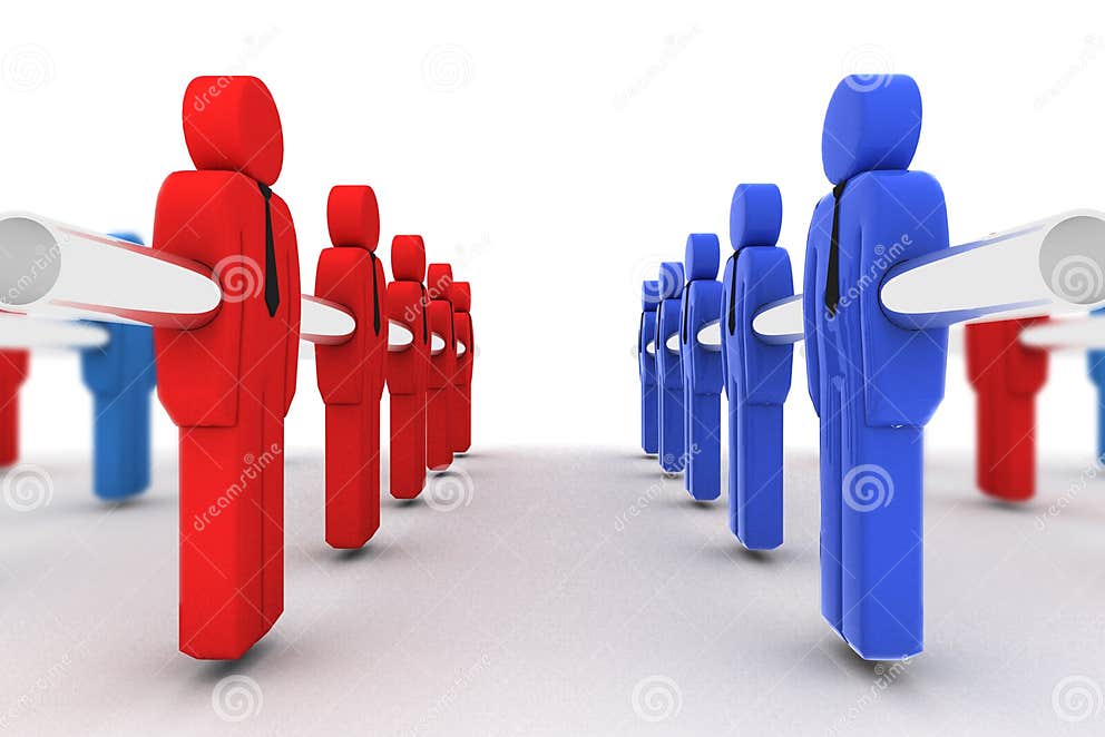 The Challenge stock illustration. Illustration of collaboration - 14405248