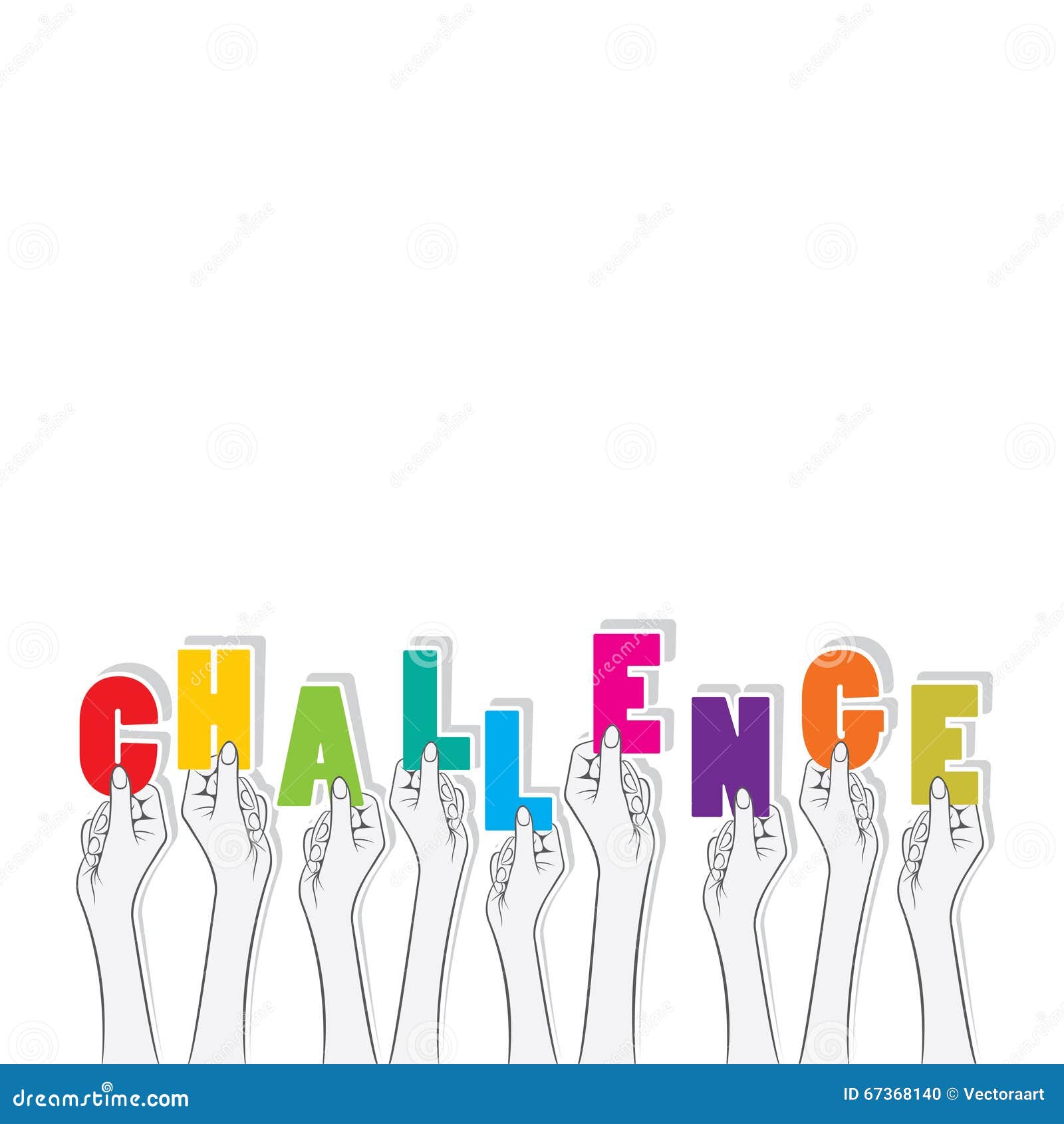 Challenge banner design stock vector. Illustration of abstract - 67368140