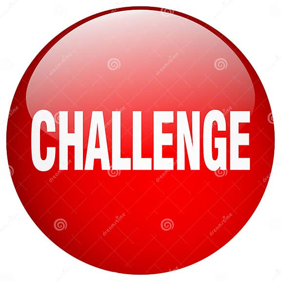 Challenge button stock vector. Illustration of template - 122695217