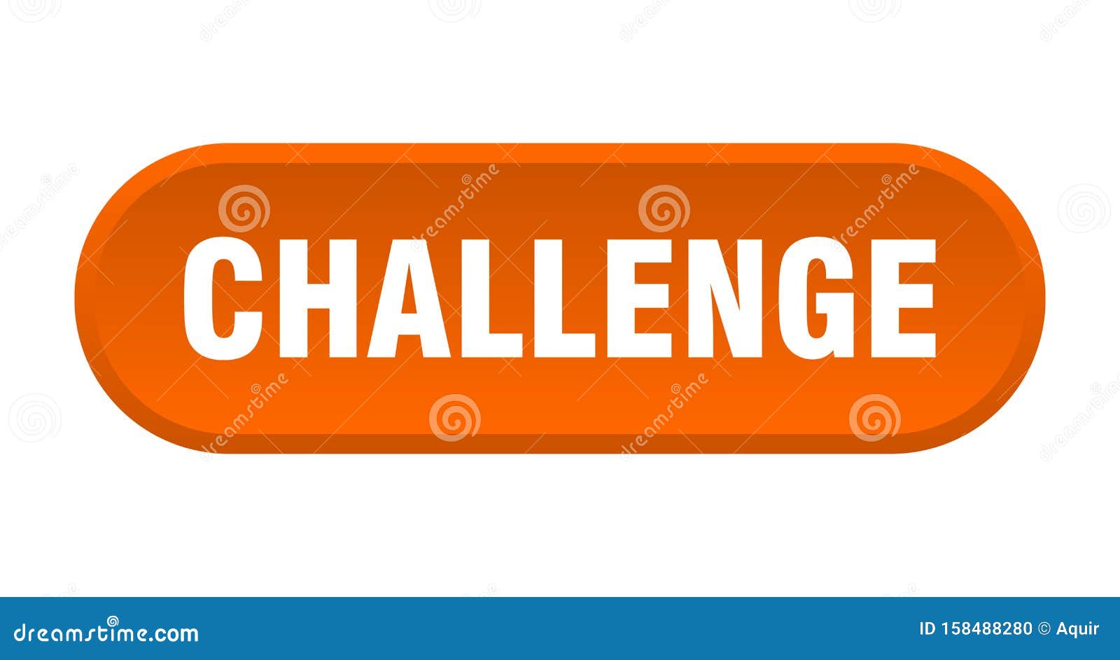 Challenge button stock vector. Illustration of white - 158488280