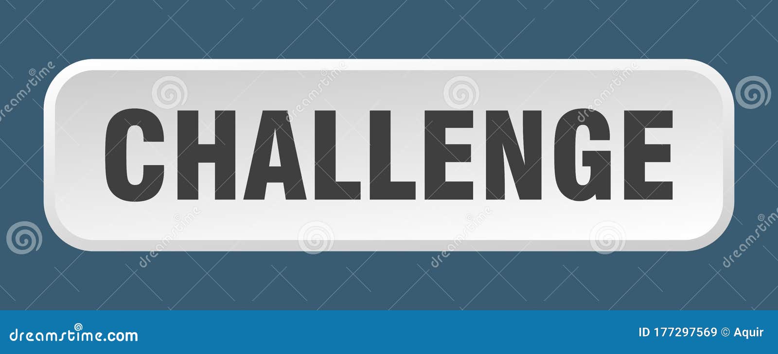 Challenge Button. Challenge Square 3d Push Button Stock Vector ...