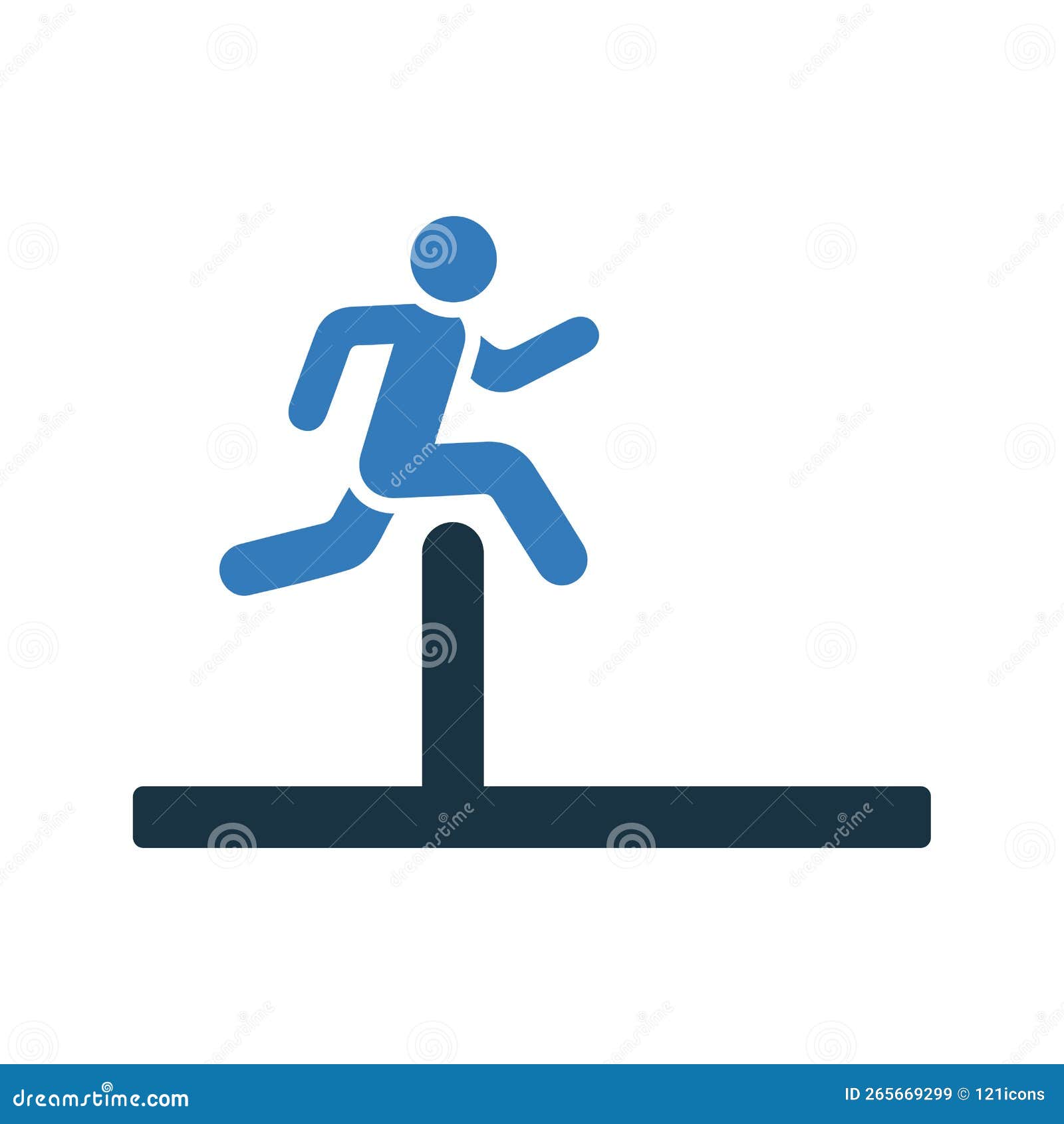 Challenge, Challenging, Jump Icon. Simple Editable Vector Graphics ...