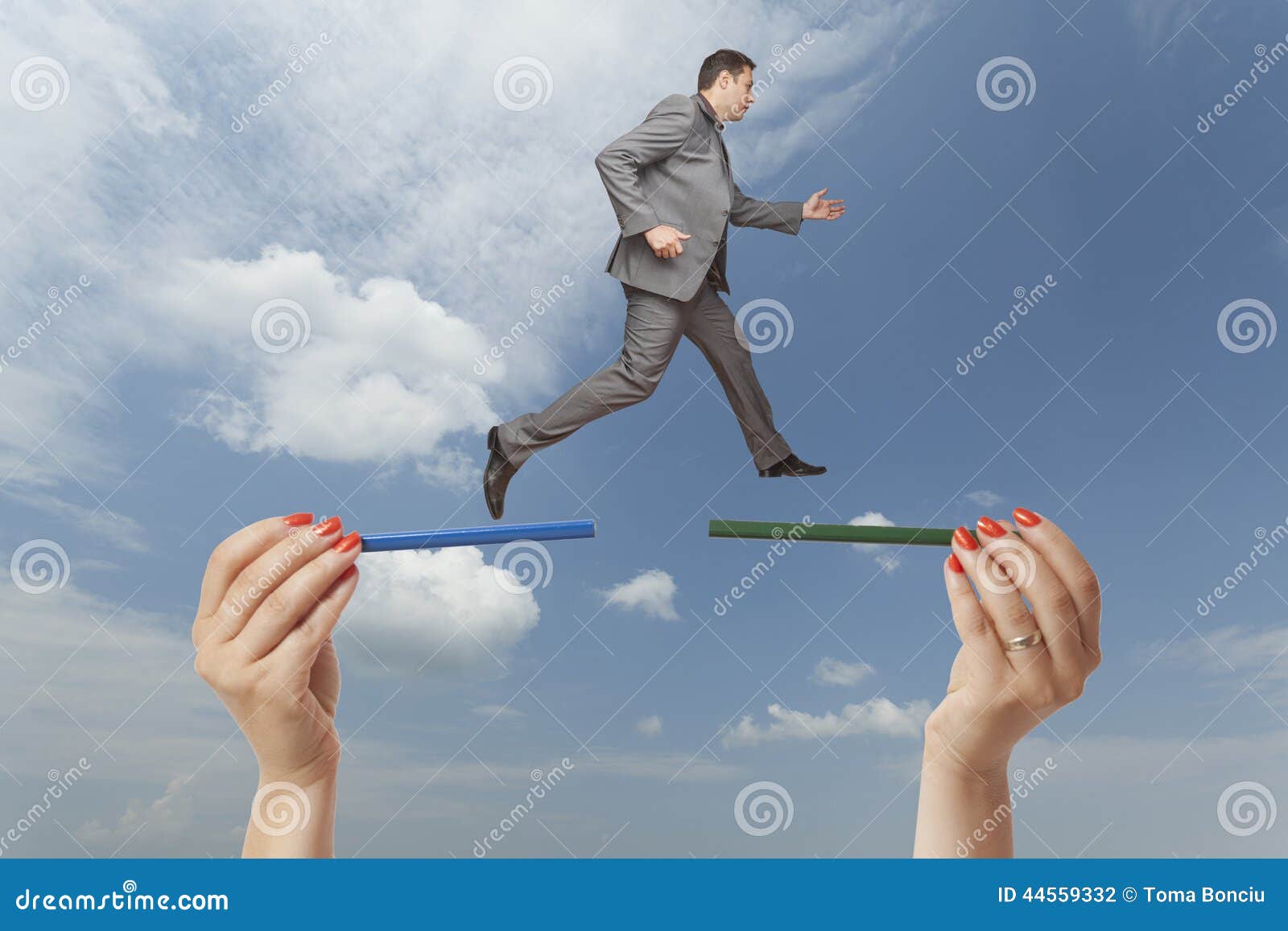 Challenge Concept. Taking Risks Stock Photo - Image of businessman ...