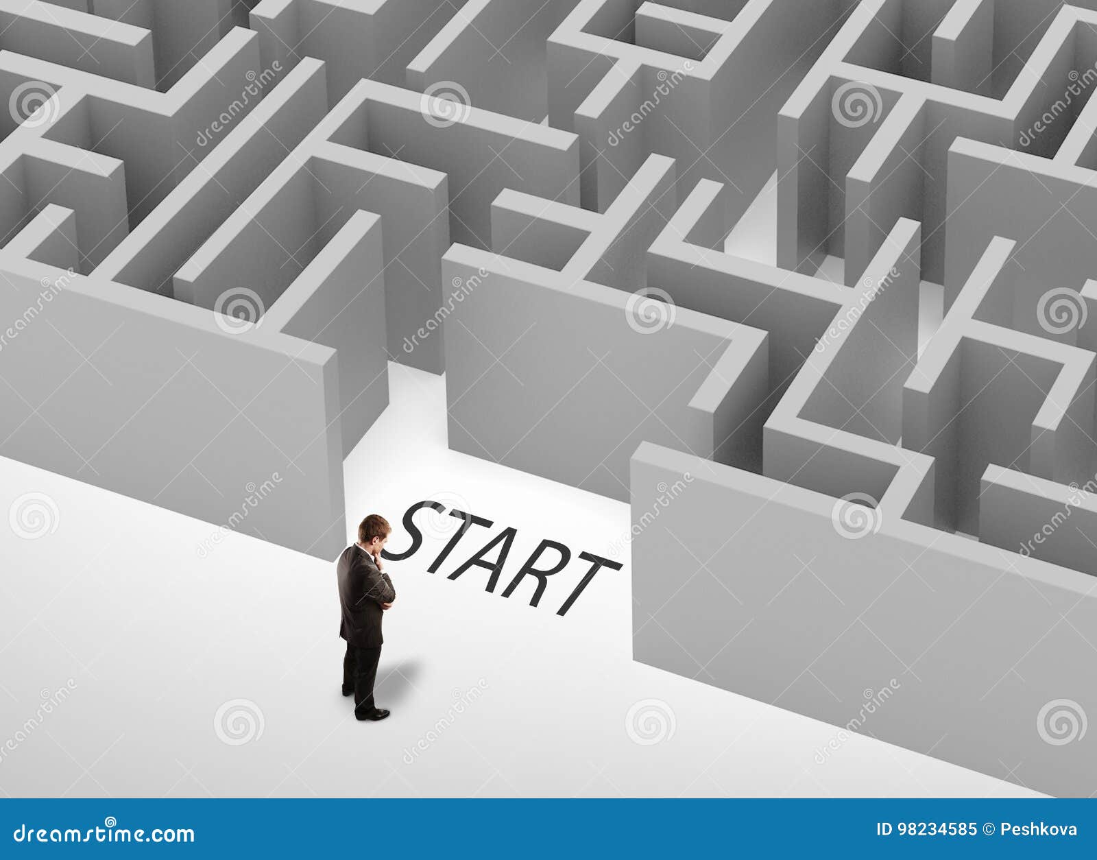 Challenge concept stock illustration. Illustration of business - 98234585