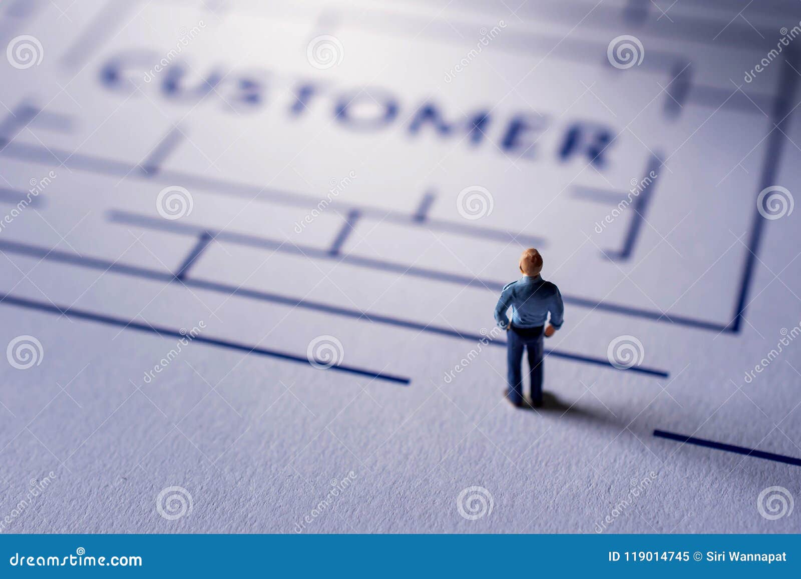 Challenge For Customer Experience Concept. Present By Miniature Royalty ...