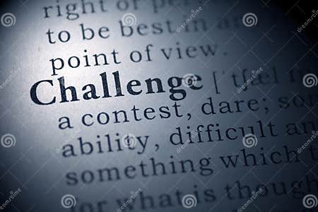 Challenge stock image. Image of text, blue, book, definition - 31754261