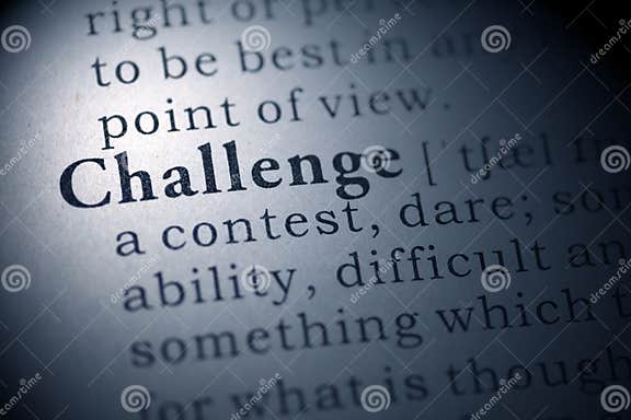 Challenge stock image. Image of text, blue, book, definition - 31754261