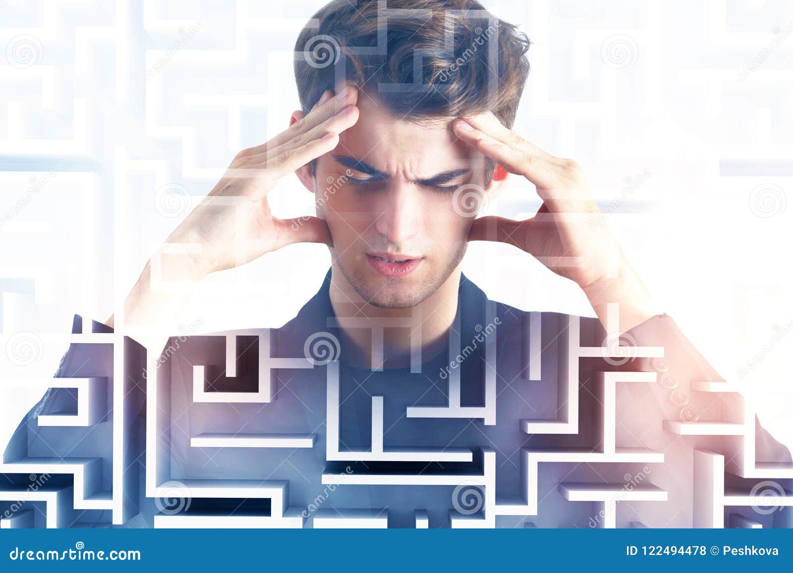 Challenge and Difficulty Concept Stock Photo - Image of attractive ...