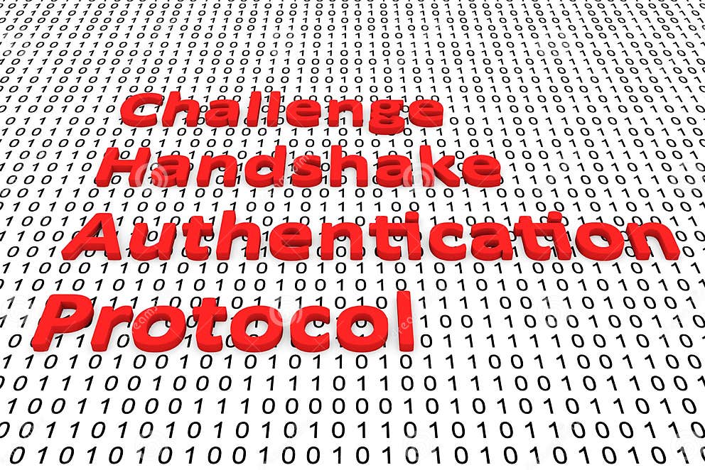 Challenge Handshake Authentication Protocol Stock Illustration ...