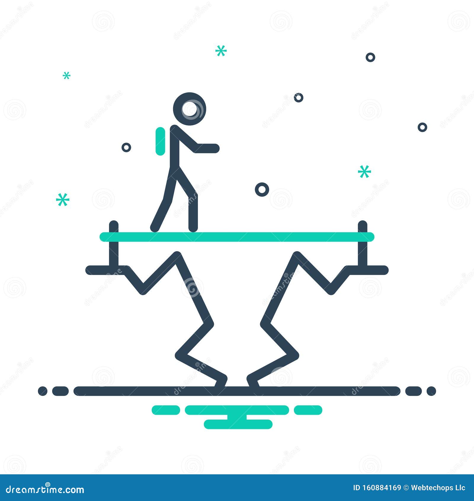 Mix Icon for Challenge, Objective and Target Stock Vector ...