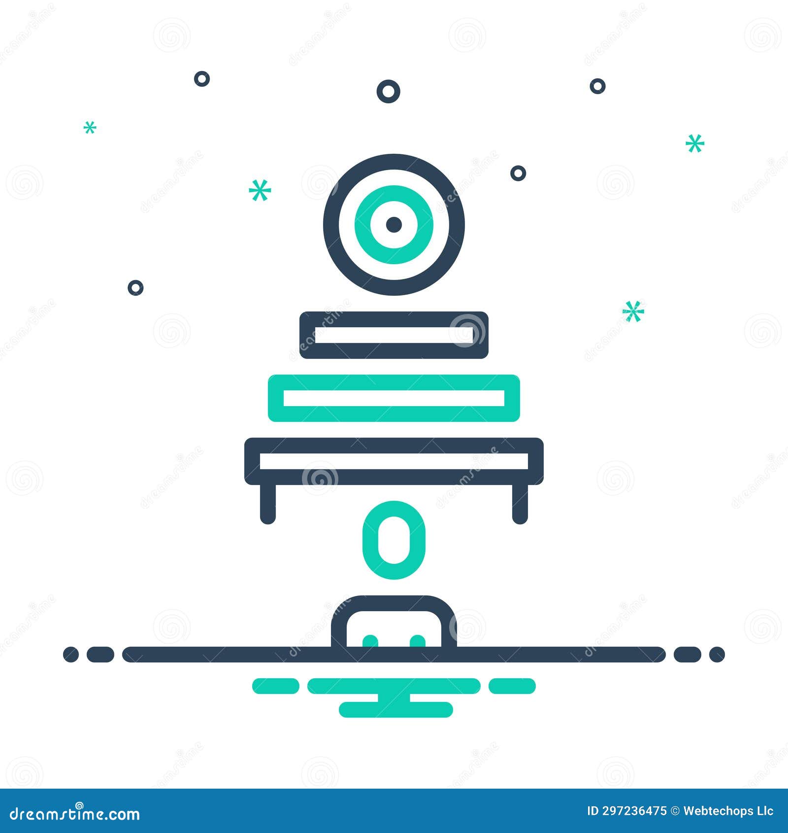 Mix Icon for Challenge, Overcoming and Career Stock Vector ...