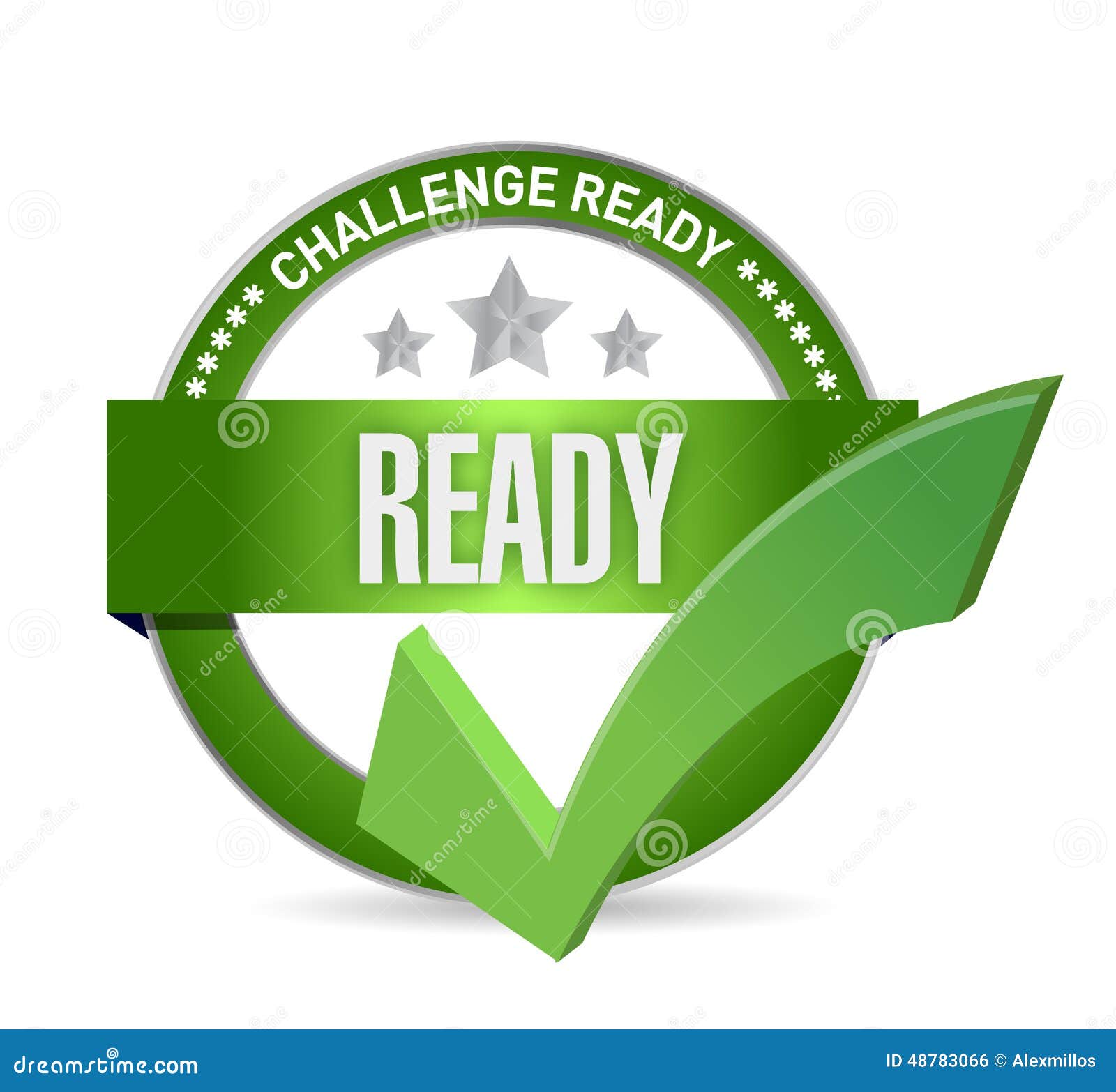 Challenge Ready Seal Illustration Design Stock Illustration ...