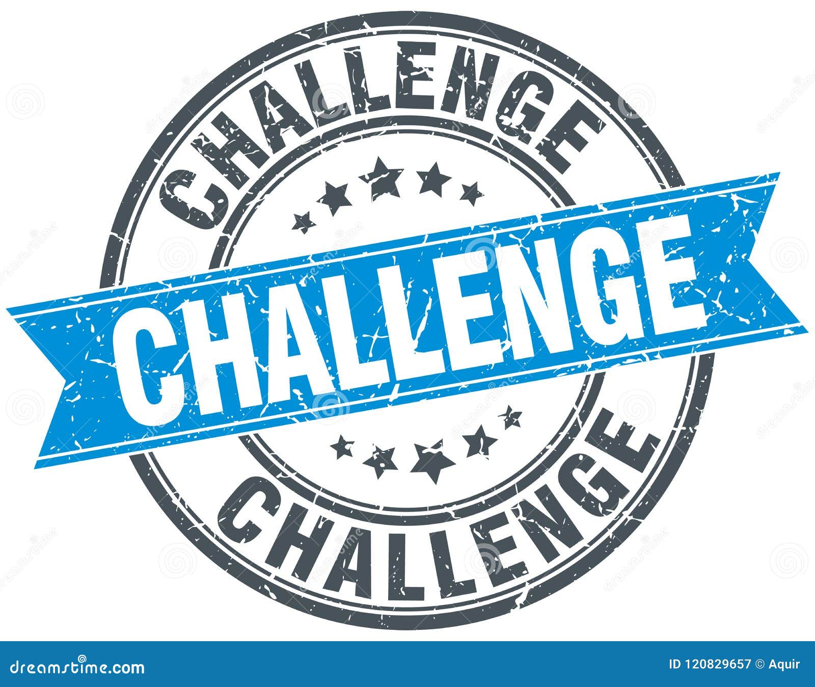 Challenge stamp stock vector. Illustration of sign, grungy - 120829657