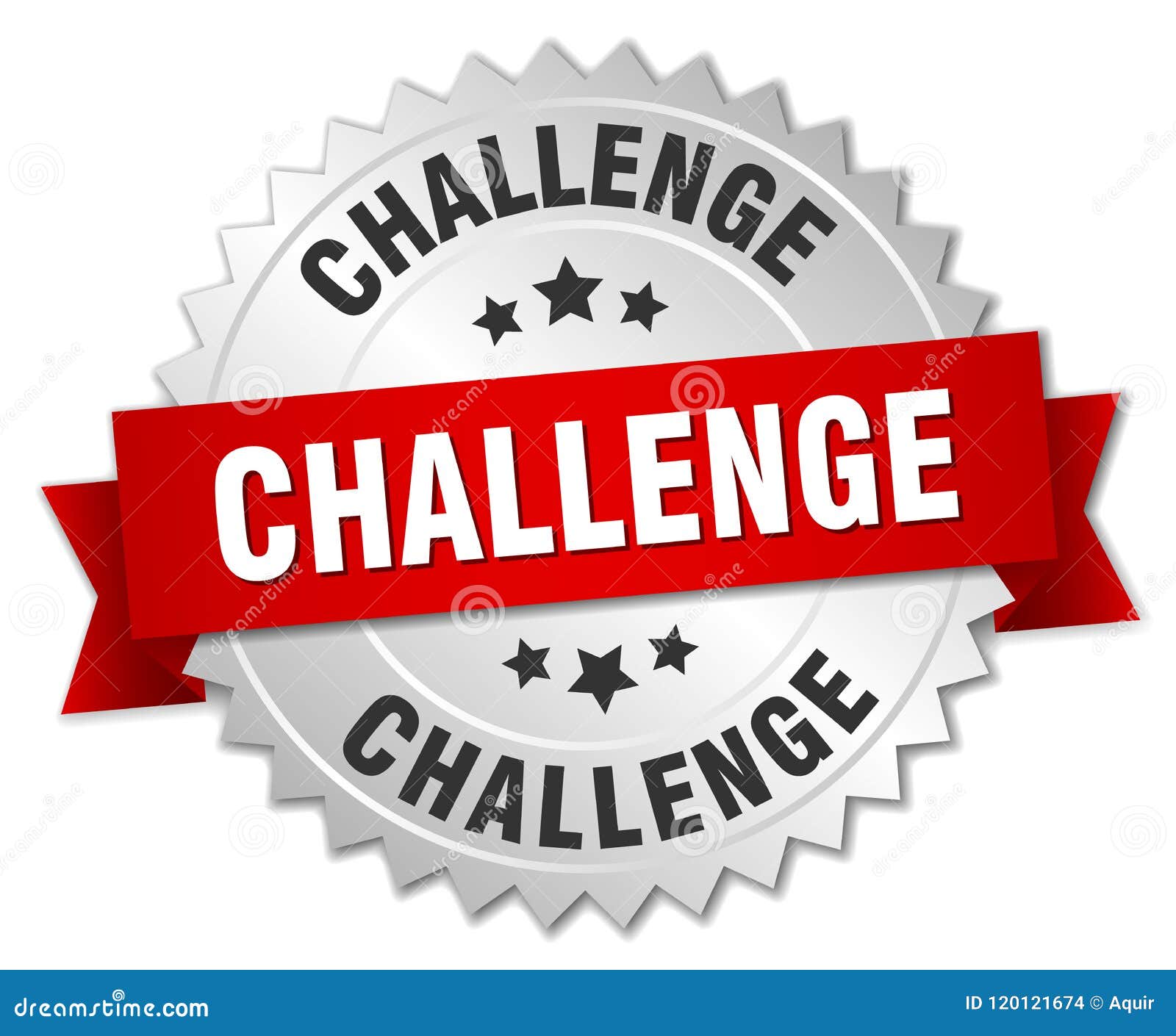 Challenge stock vector. Illustration of banner, sign - 120121674