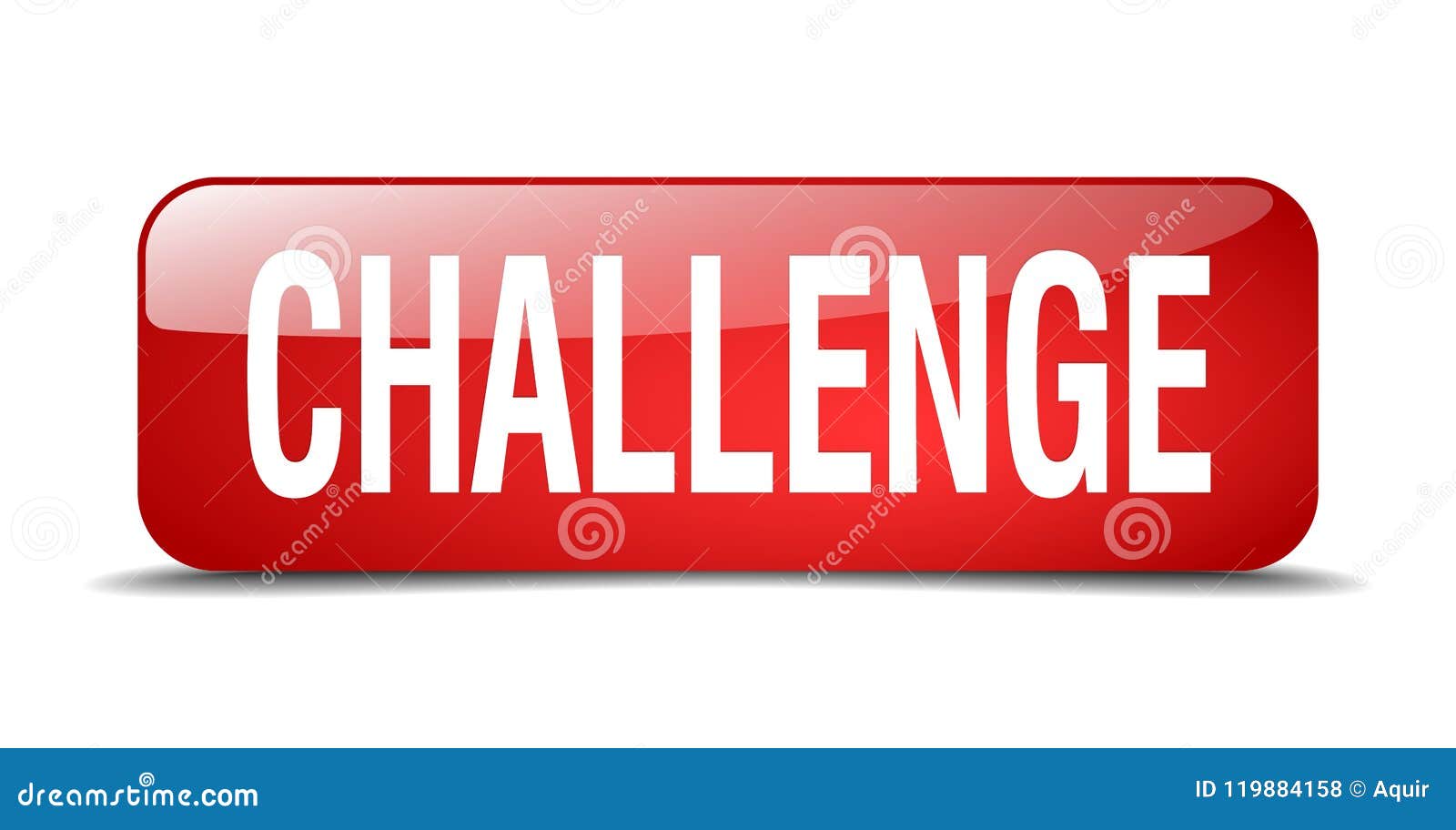 Challenge button stock vector. Illustration of shadow - 119884158