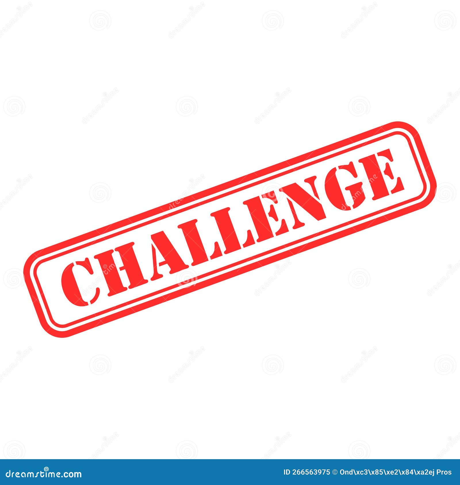 Challenge Stamp Symbol, Label Sticker Sign Button, Text Banner Vector ...