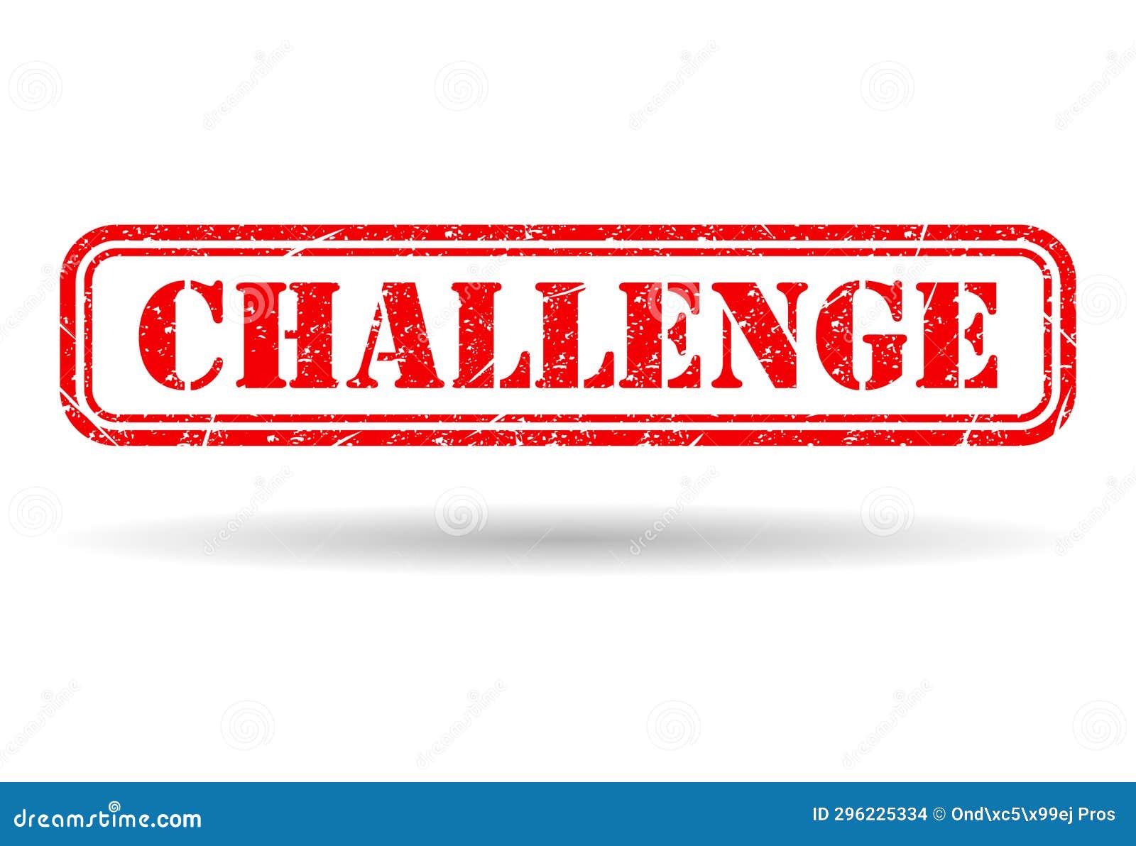 Challenge Stamp Symbol Shdadow, Label Sticker Sign Button, Text Banner ...