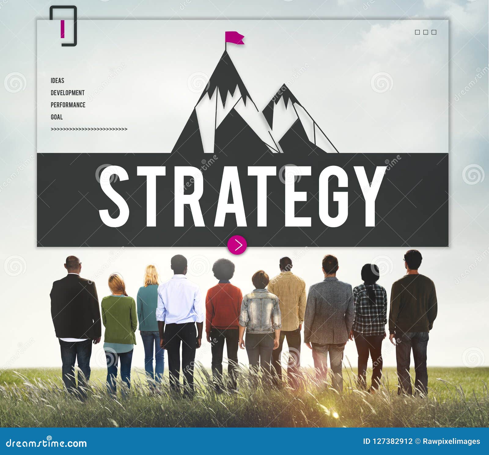 Challenge Target Improvement Strategy Concept Stock Photo - Image of ...