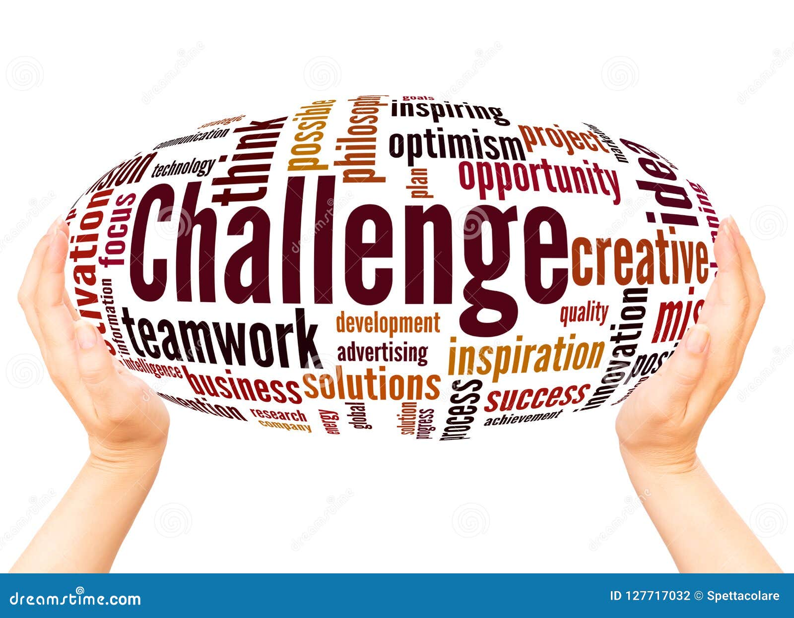 Challenge Word Banner Design Cartoon Vector | CartoonDealer.com #67326847
