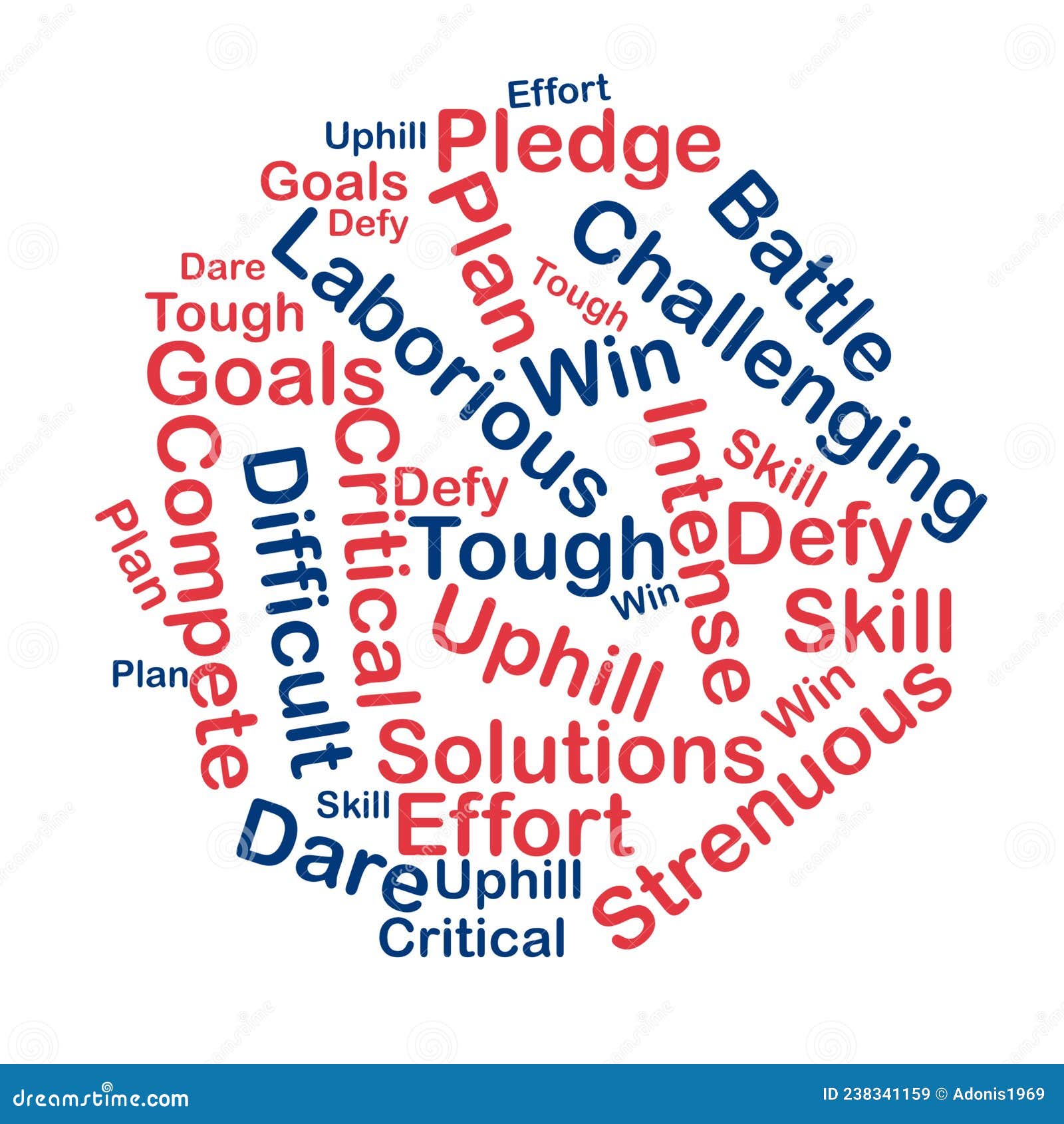 Challenge Word Banner Design Cartoon Vector | CartoonDealer.com #67326847