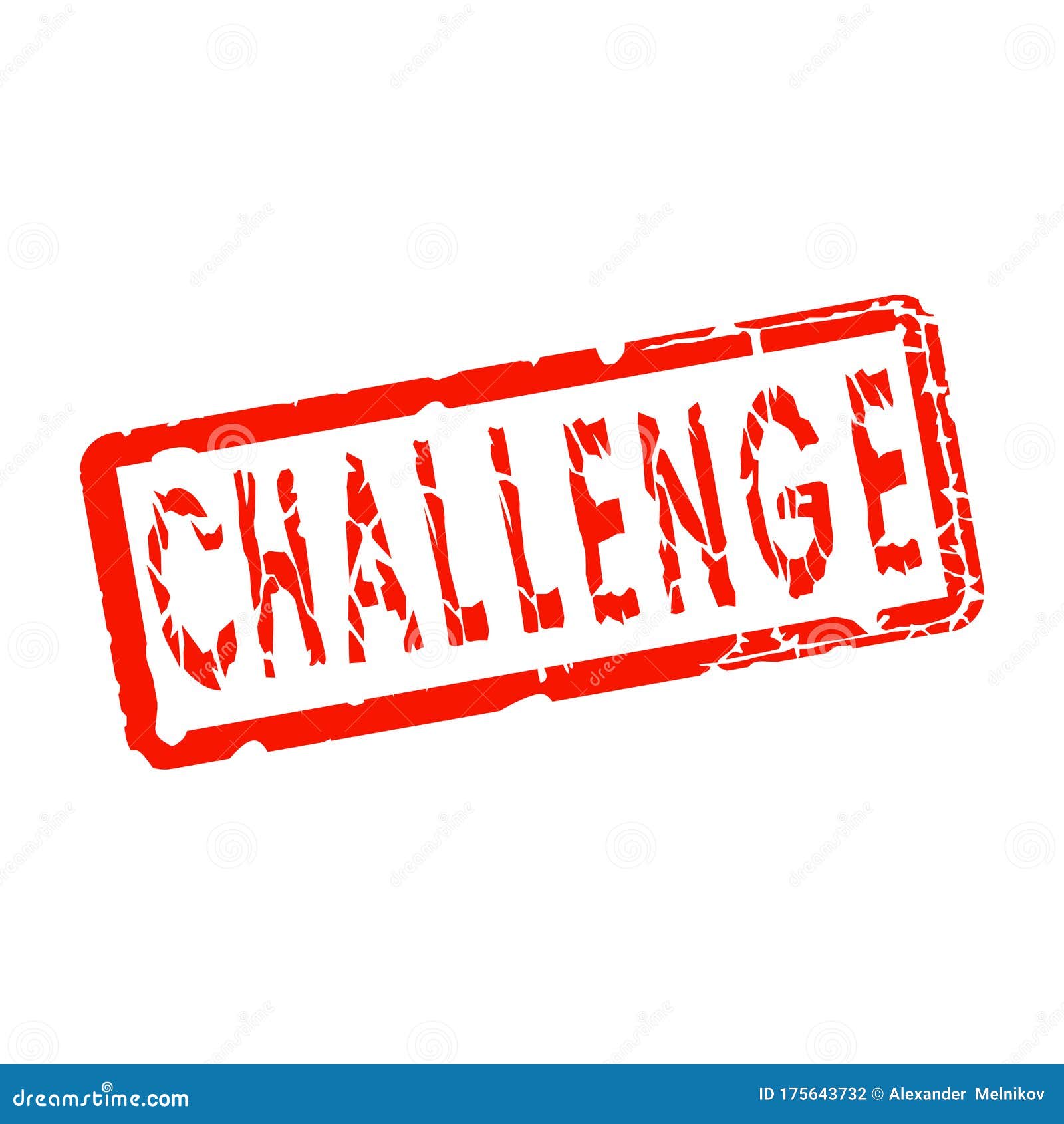 Challenge Word Banner Design Cartoon Vector | CartoonDealer.com #67326847