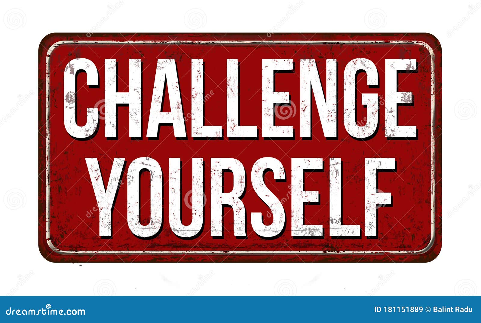 Challenge Yourself. Motivational Quote. Modern Calligraphy Text ...