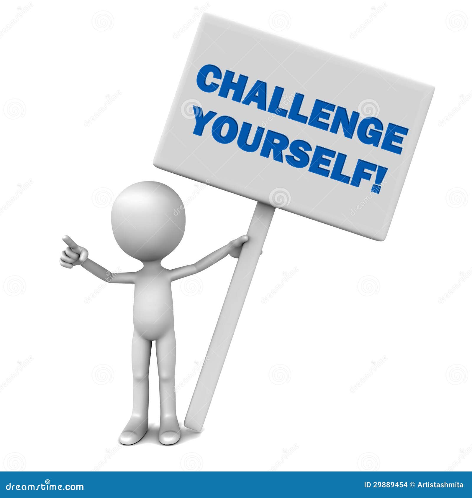 Challenge Yourself Stock Illustration Illustration Of Record 29889454