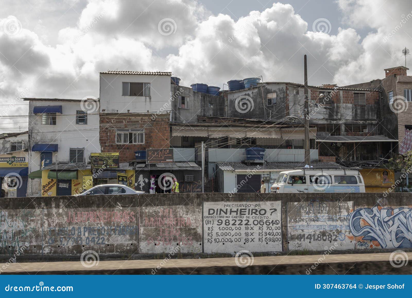 Challenged Urban Area in Recife Brazil Editorial Stock Image - Image of ...