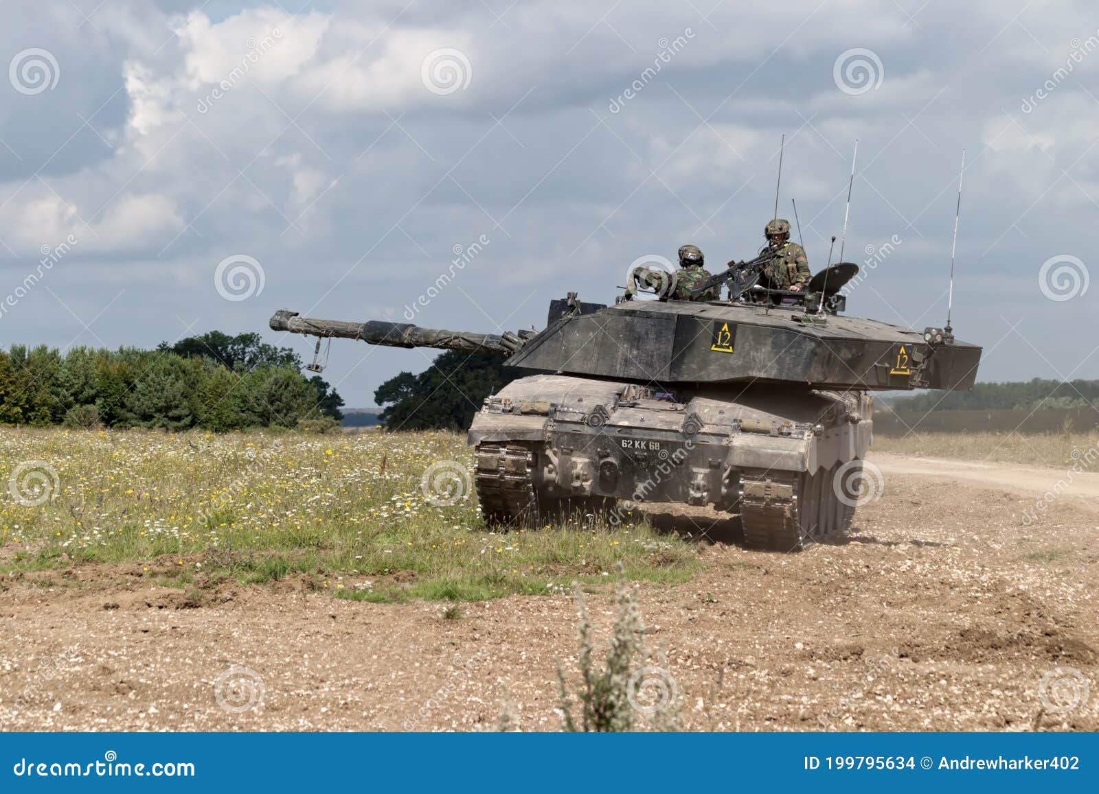 Challenger 2 Main Battle Tank MBT British Army Editorial Stock Image ...
