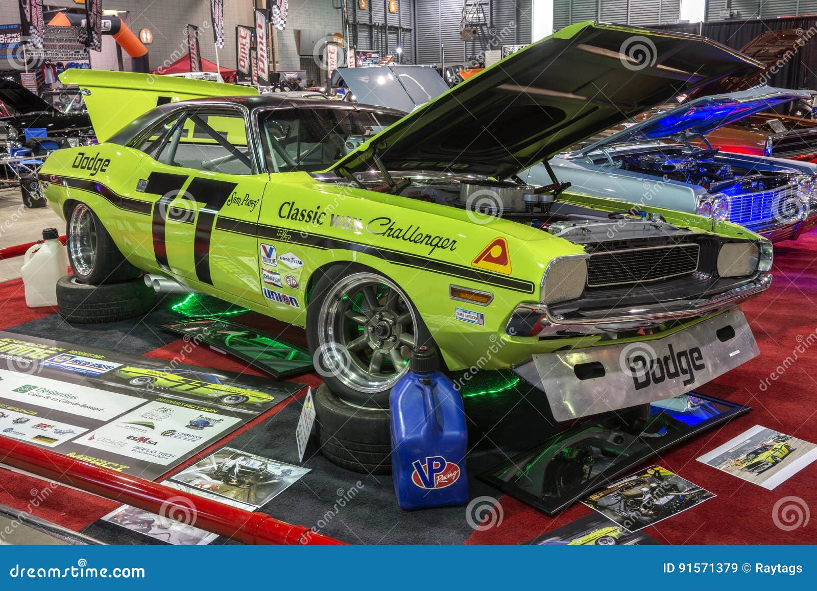Challenger race car editorial stock image. Image of collectable - 91571379