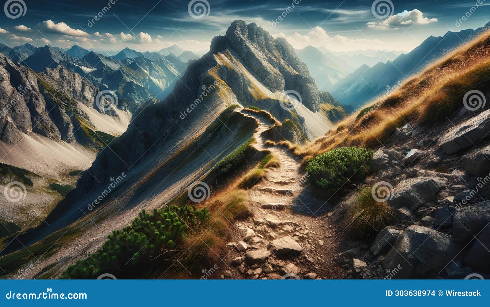 Ascent On A Rugged Mountain Pathway - AI Generated Digital Art Royalty ... Ascent On A Rugged Mountain Pathway - AI Generated Digital Art Royalty ...