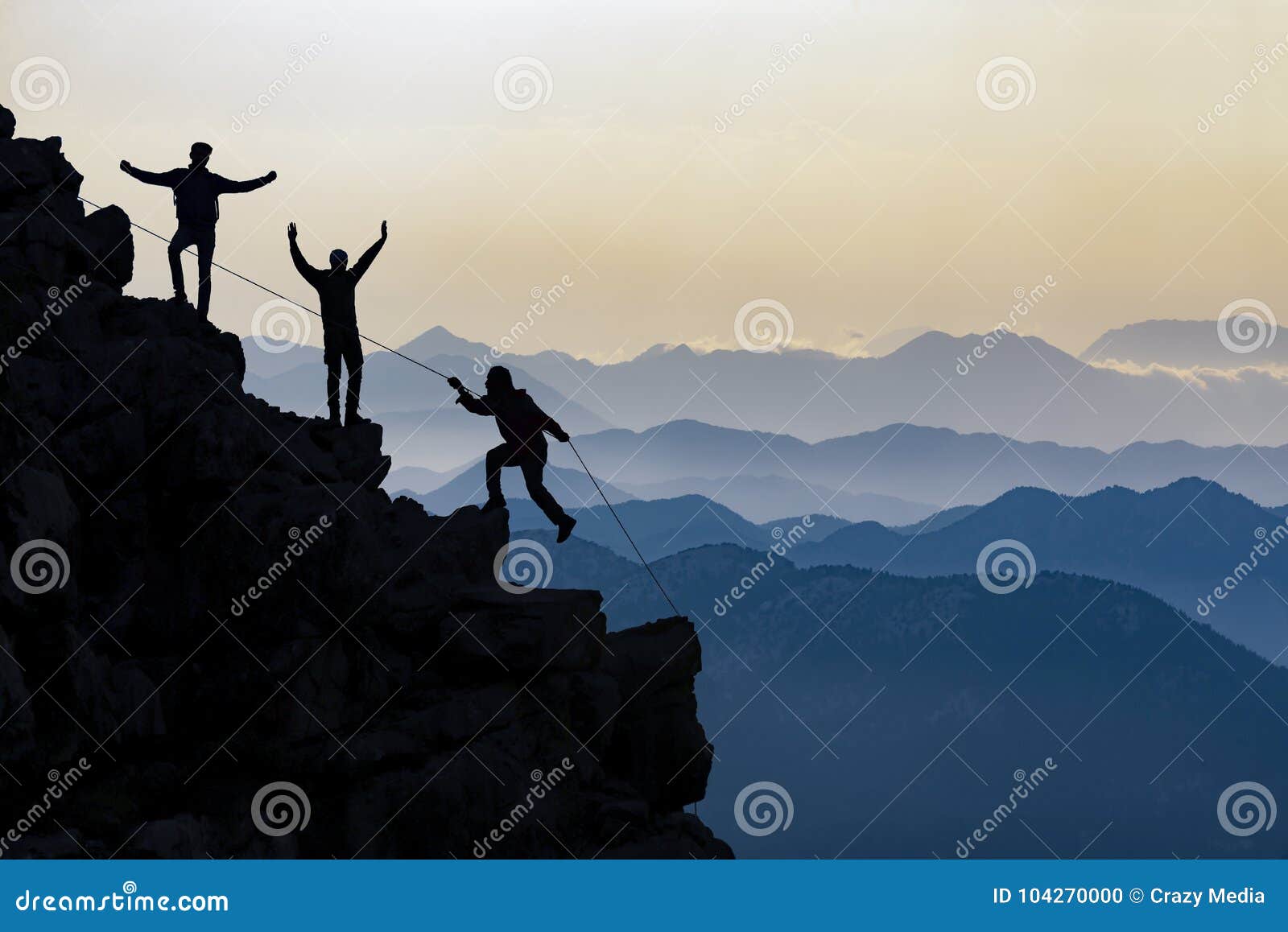 Challenging Mountains and Success Concept Editorial Image - Image of ...